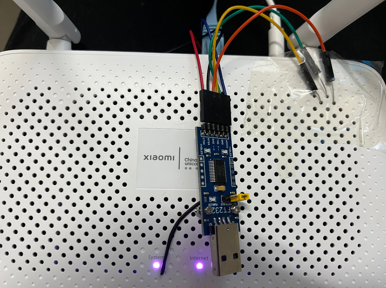 小米CR8806免拆TTL刷机 | r0yanx's Blog